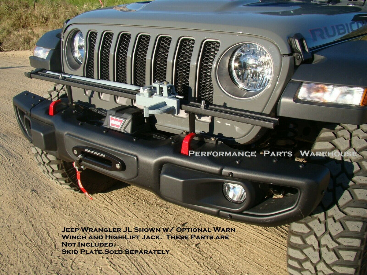 2018-Newer Jeep Wrangler JL/Gladiator OEM Steel Rubicon Front Bumper w – Race Tuning