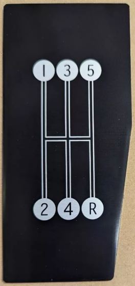 77-82 CORVETTE C3 5-SPEED CONSOLE SHIFT INDICATOR - T5 TREMEC TKO500/6 ...