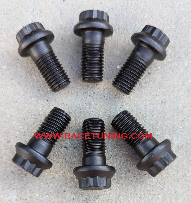 (6) 12-POINT FLYWHEEL/CRANK BOLTS 97-15 CHEVY GM LS LS1 LS2 LS3 LS6 LS ...