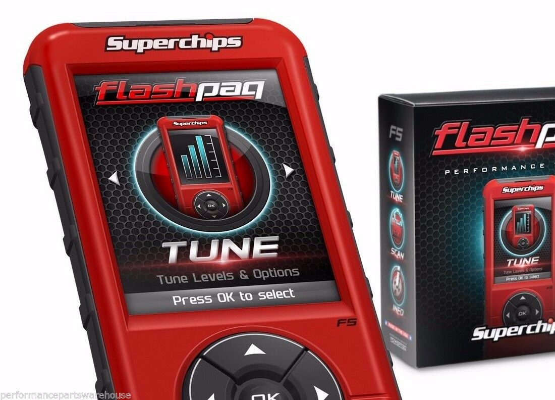 SUPERCHIPS F5 FLASHPAQ PROGRAMMER 1999-19 FORD POWERSTROKE - F250 F350 ...