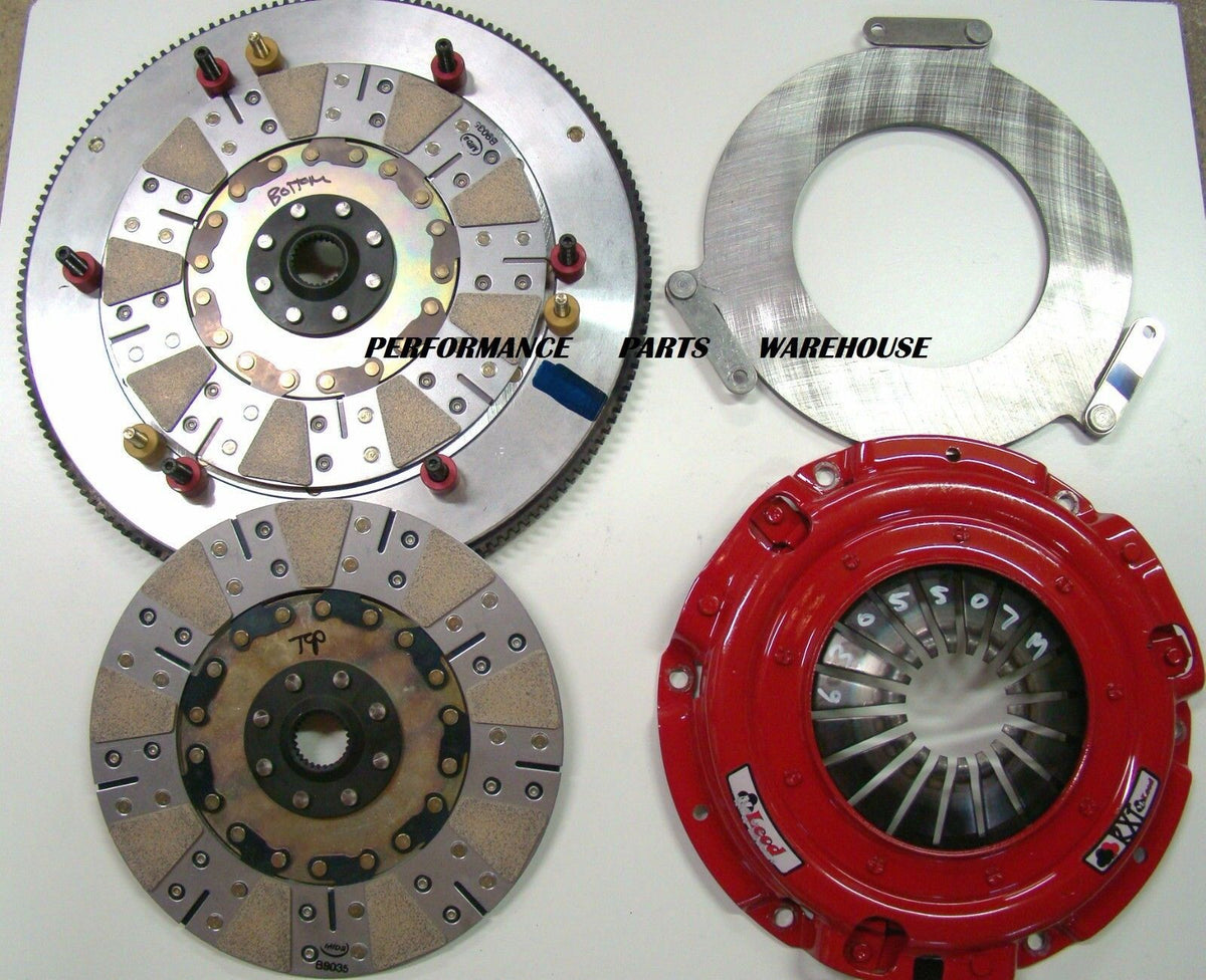 McLEOD RXT 1200-HP TWIN DISC CLUTCH & 8-BOLT STEEL FLY - LSX 376 454 L ...